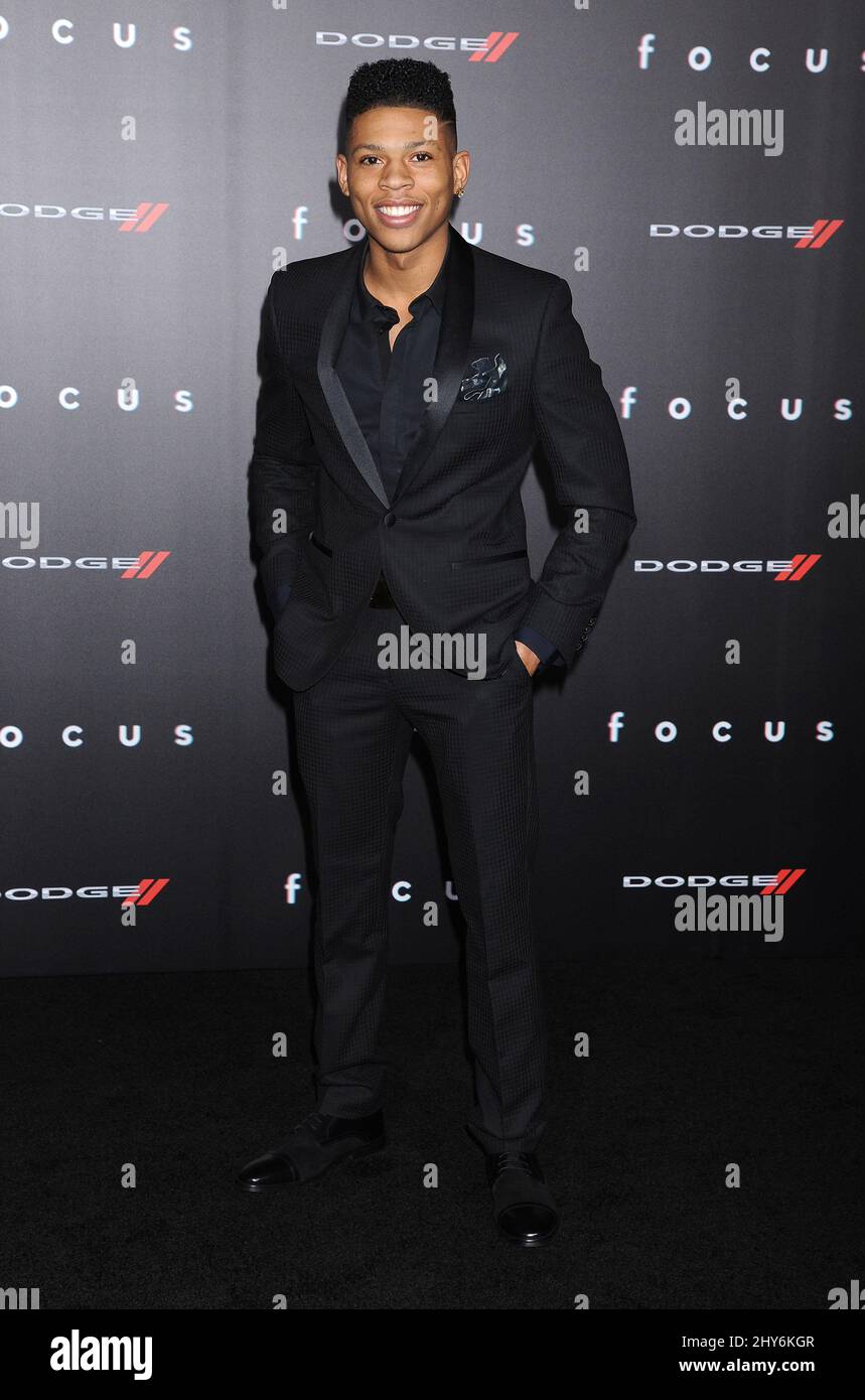 Bryshere Gray attending the Los Angles premiere of 'Focus' Stock Photo ...