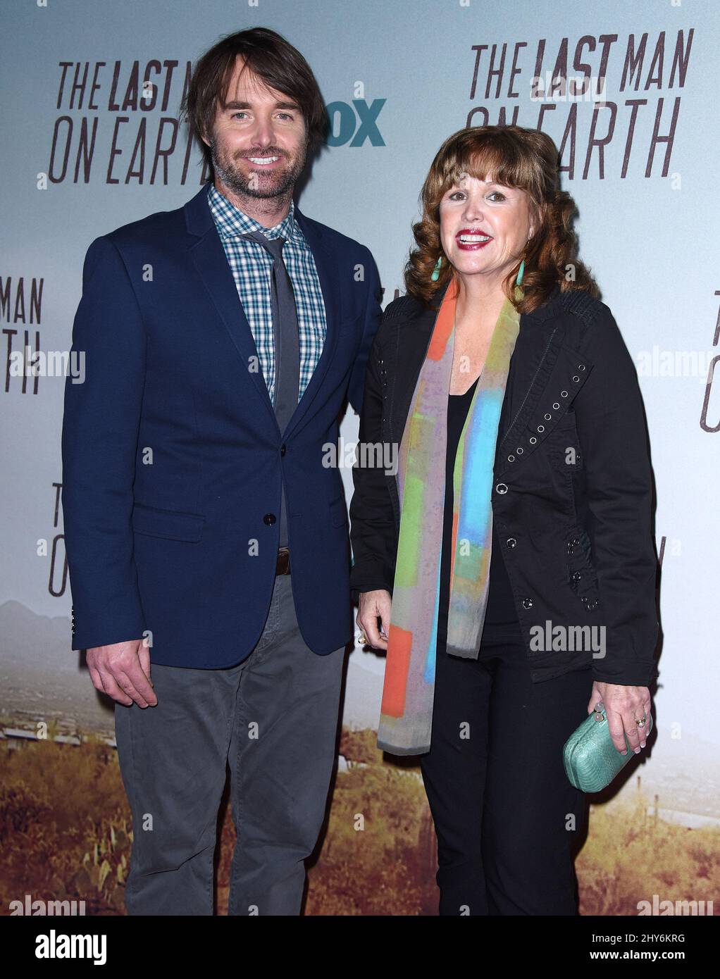 Will Forte, mother attending the premiere party of 'The Last Man On ...