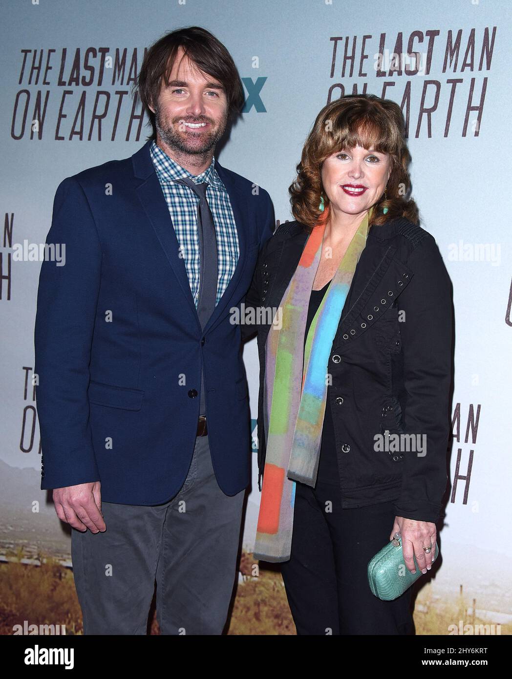 Will Forte, mother attending the premiere party of 'The Last Man On ...