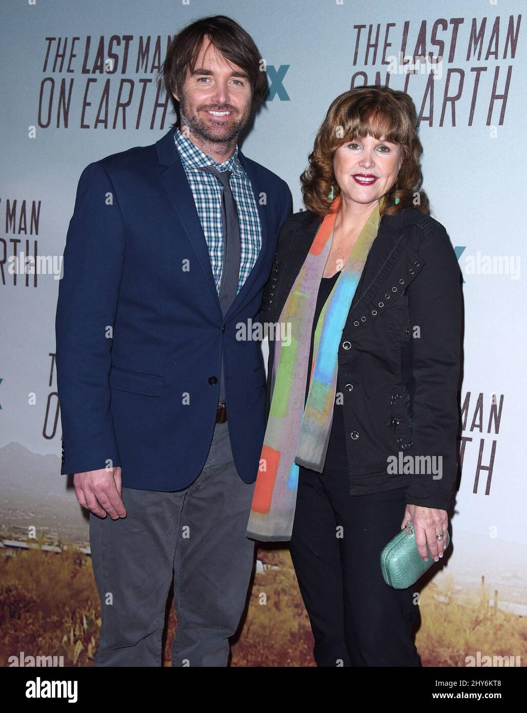 Will Forte, mother attending the premiere party of 'The Last Man On ...