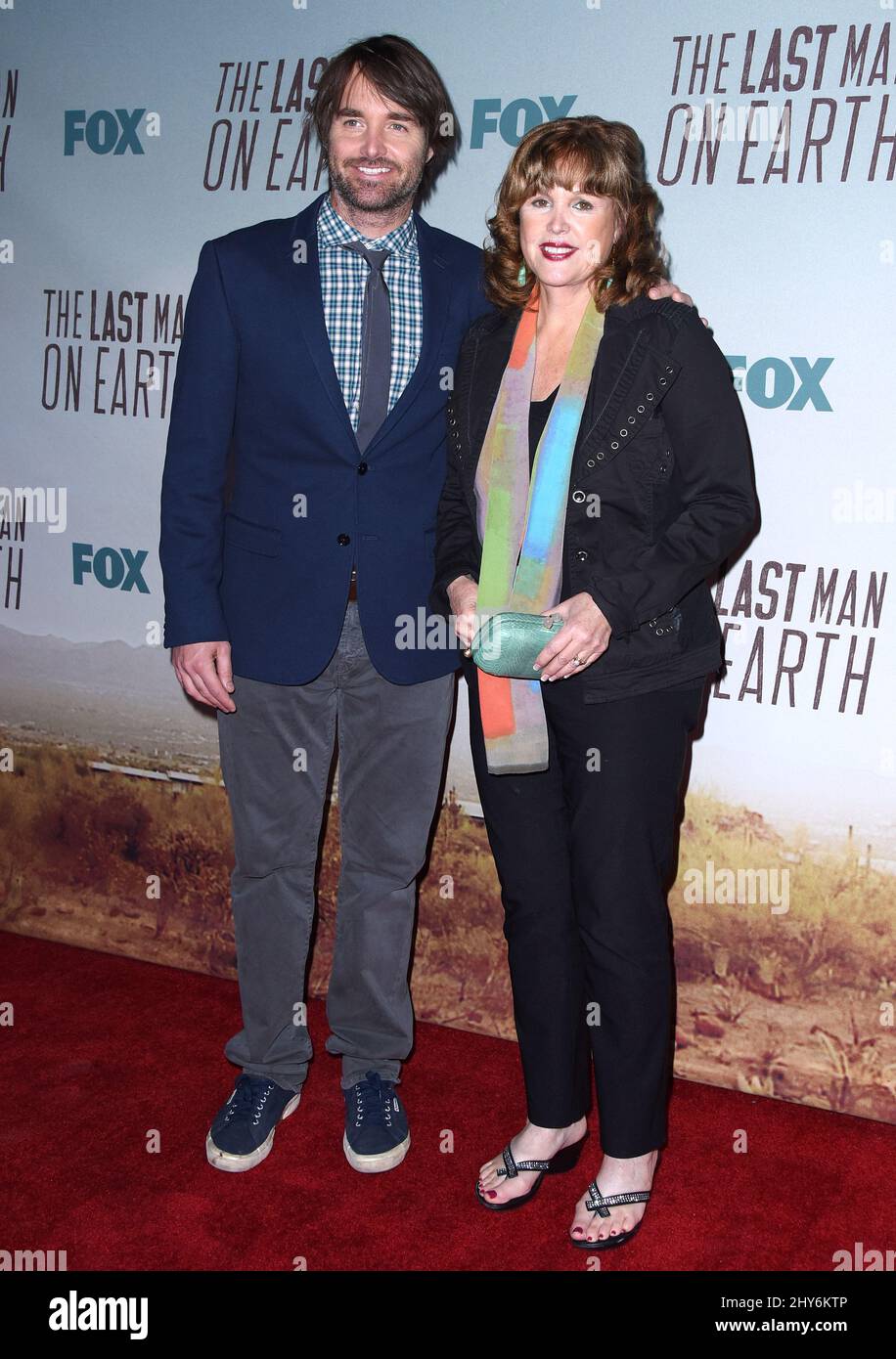 Will Forte, mother attending the premiere party of 'The Last Man On ...