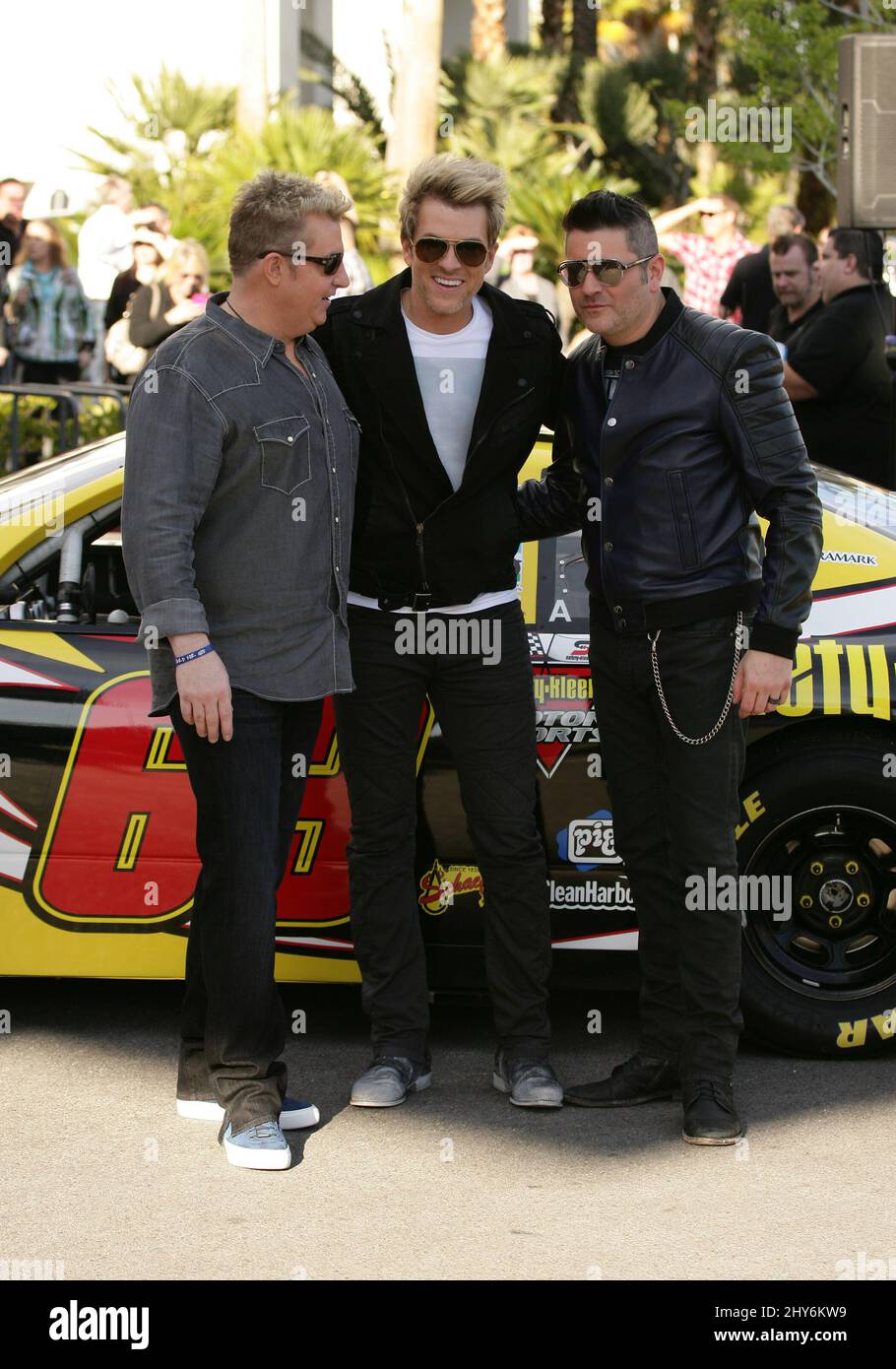 Gary LeVox, Joe Don Rooney, Jay DeMarcus of Rascal Flatts attending the ...