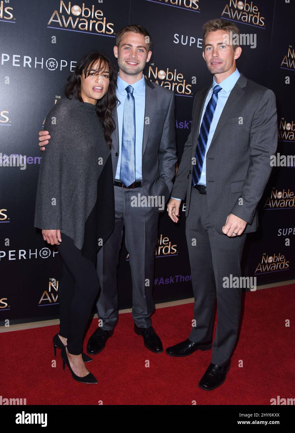 Michelle Rodriguez, Cody Walker, Caleb Walker attending the The 3rd ...