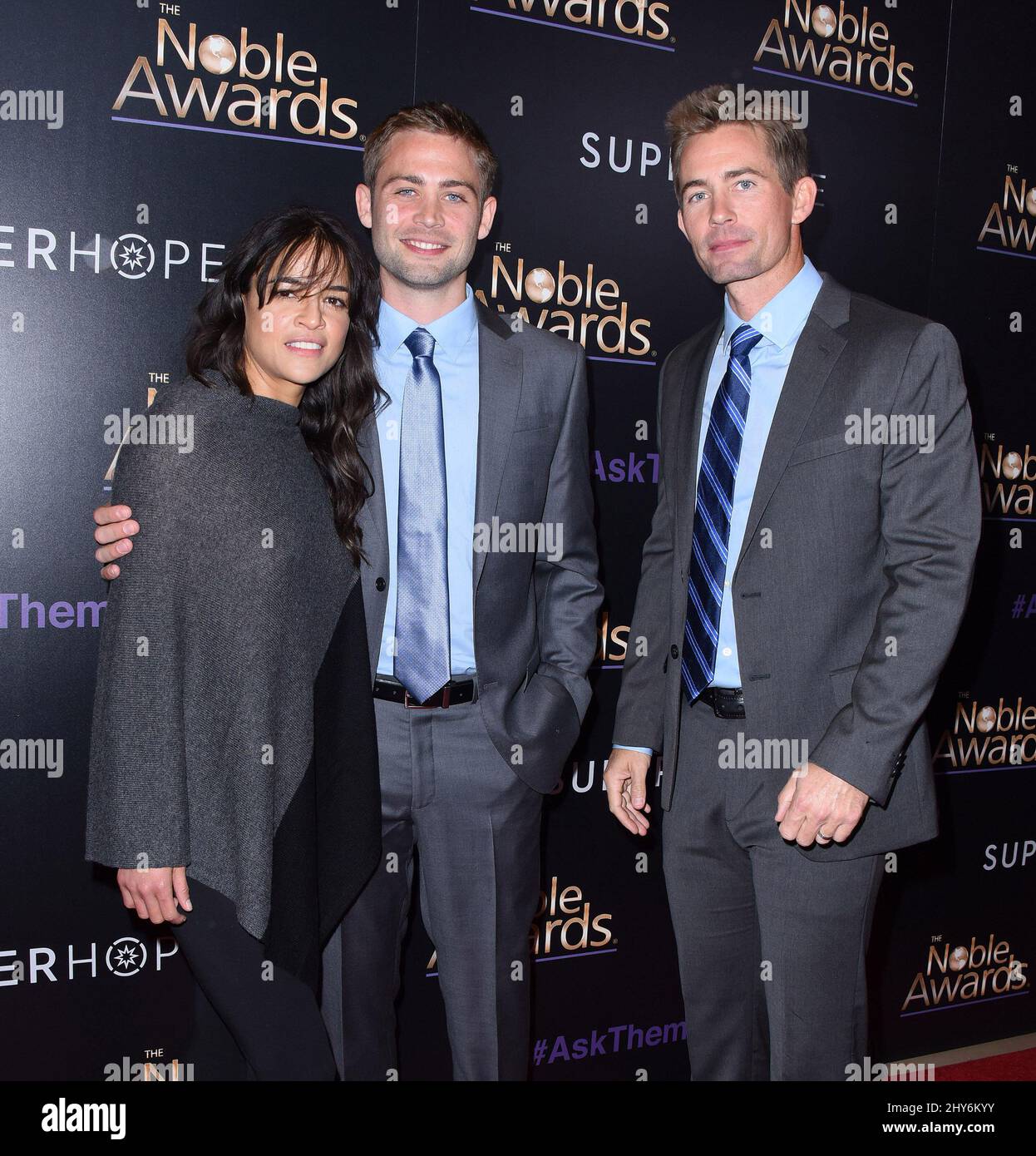 Michelle Rodriguez, Cody Walker, Caleb Walker attending the The 3rd ...
