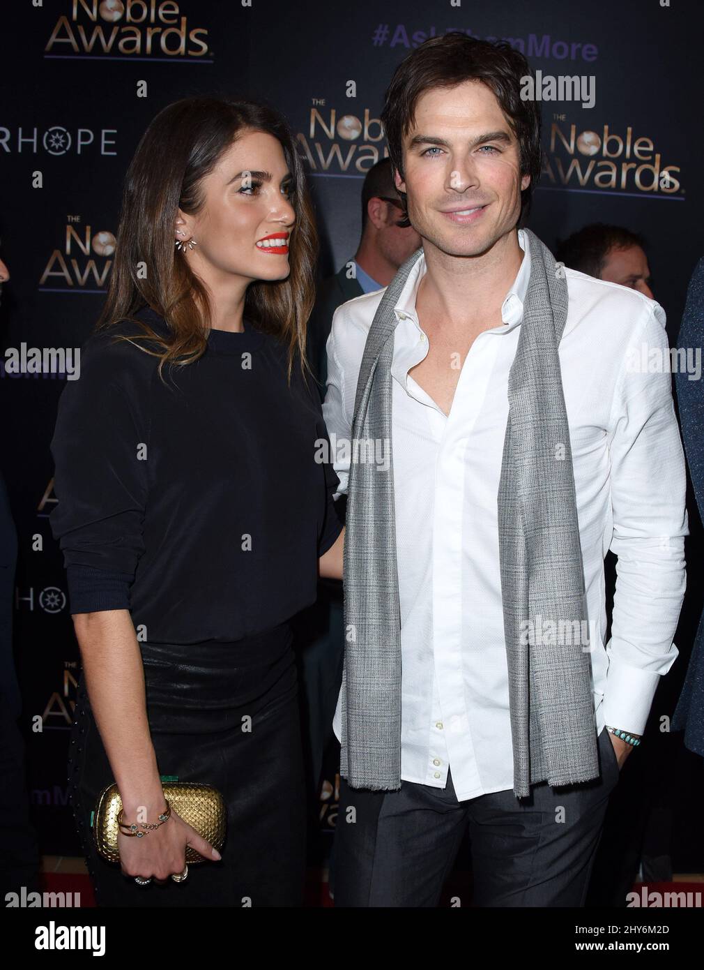 Nikki Reed, Ian Somerhalder attending the The 3rd Annual Noble Awards ...
