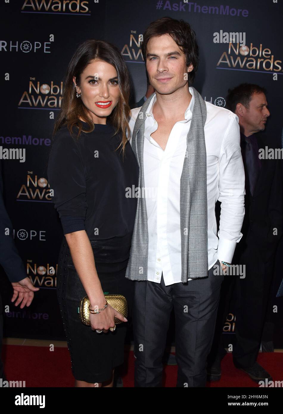 Nikki Reed, Ian Somerhalder attending the The 3rd Annual Noble Awards ...