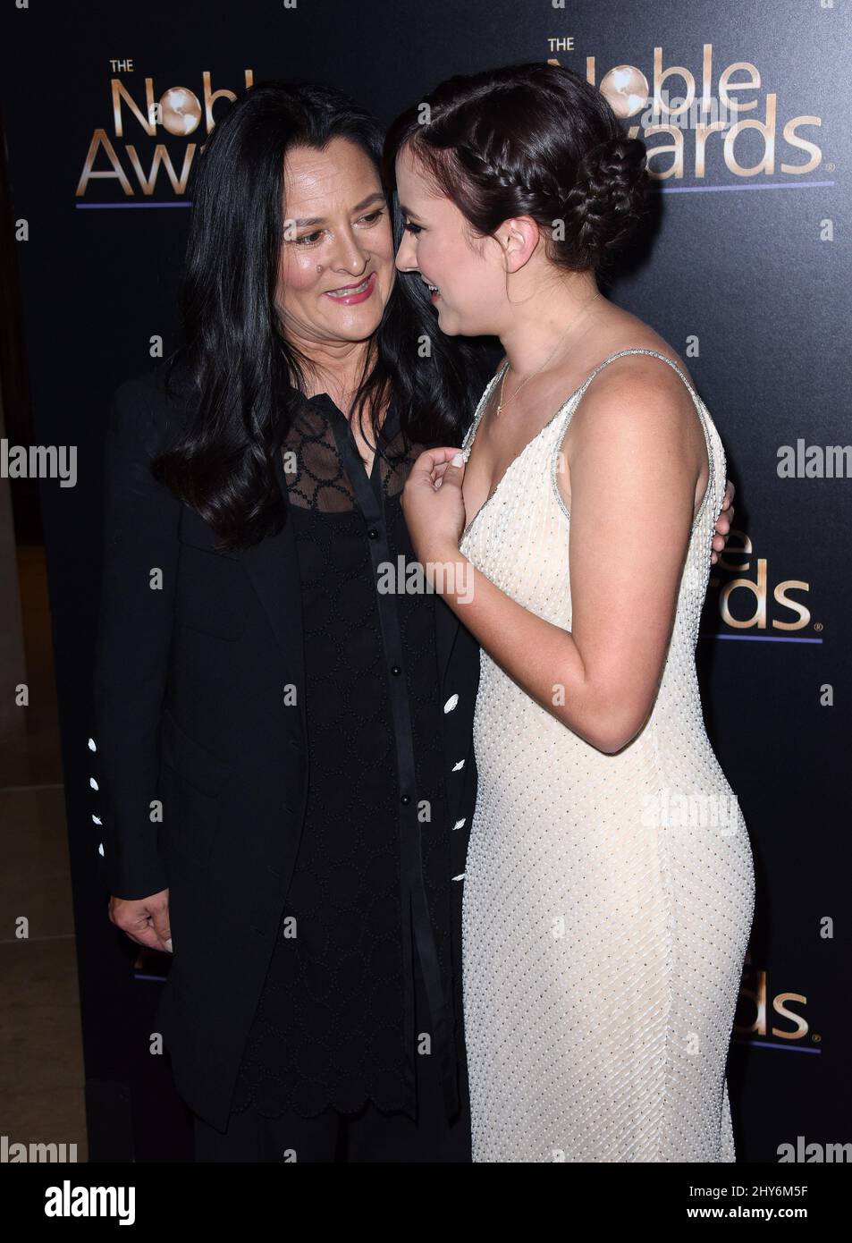 Zelda Williams, Marsha Garces attending the The 3rd Annual Noble Awards ...