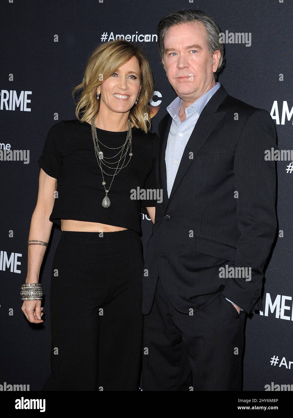 Felicity Huffman, Timothy Hutton attending ABC's "American Crime ...