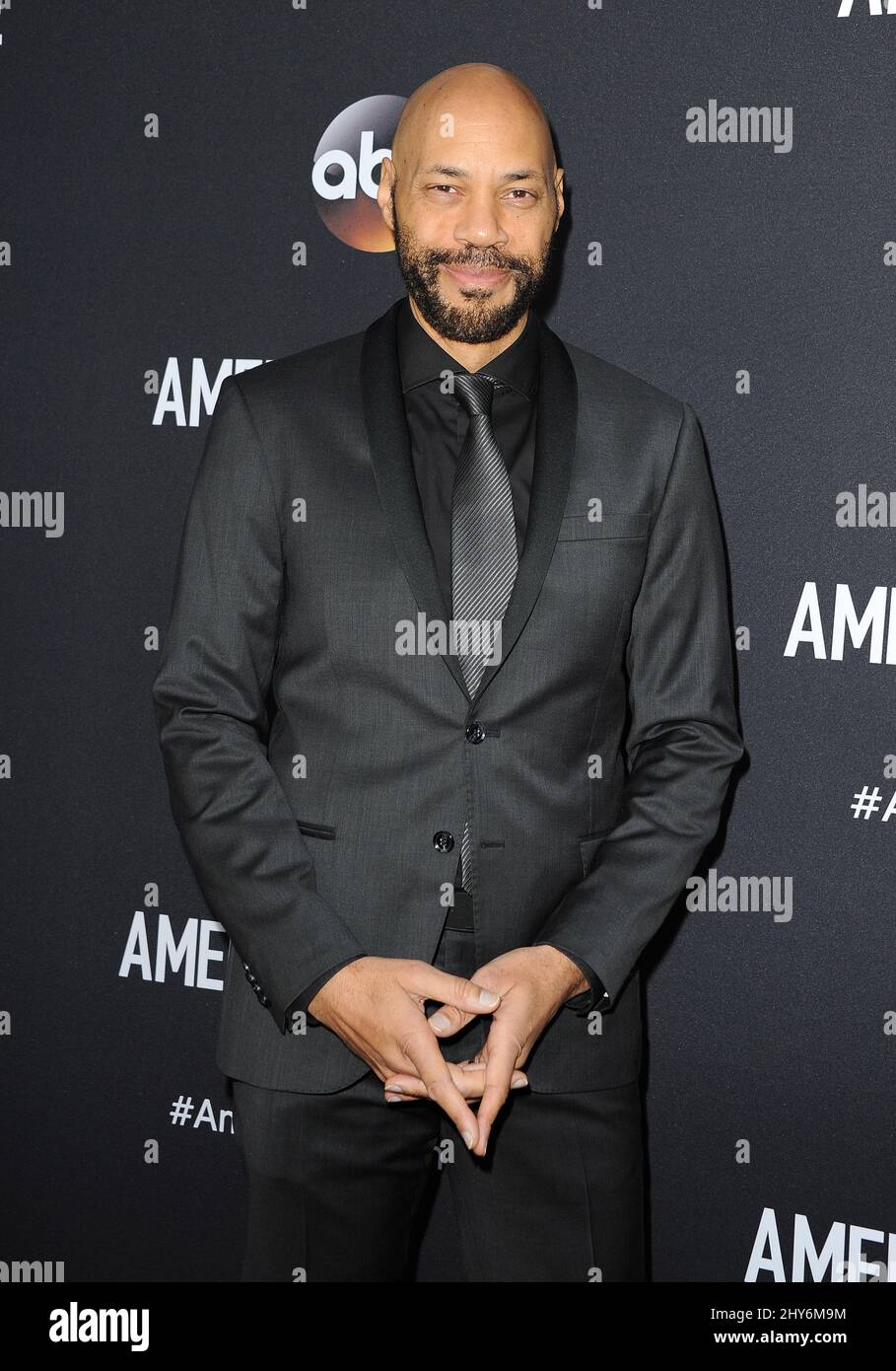 John Ridley attending ABC's "American Crime" Premiere held at ACE Hotel ...