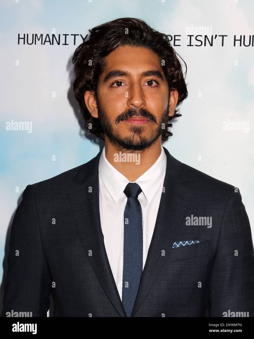 Dev Patel attending the Chappie premiere in New York Stock Photo - Alamy
