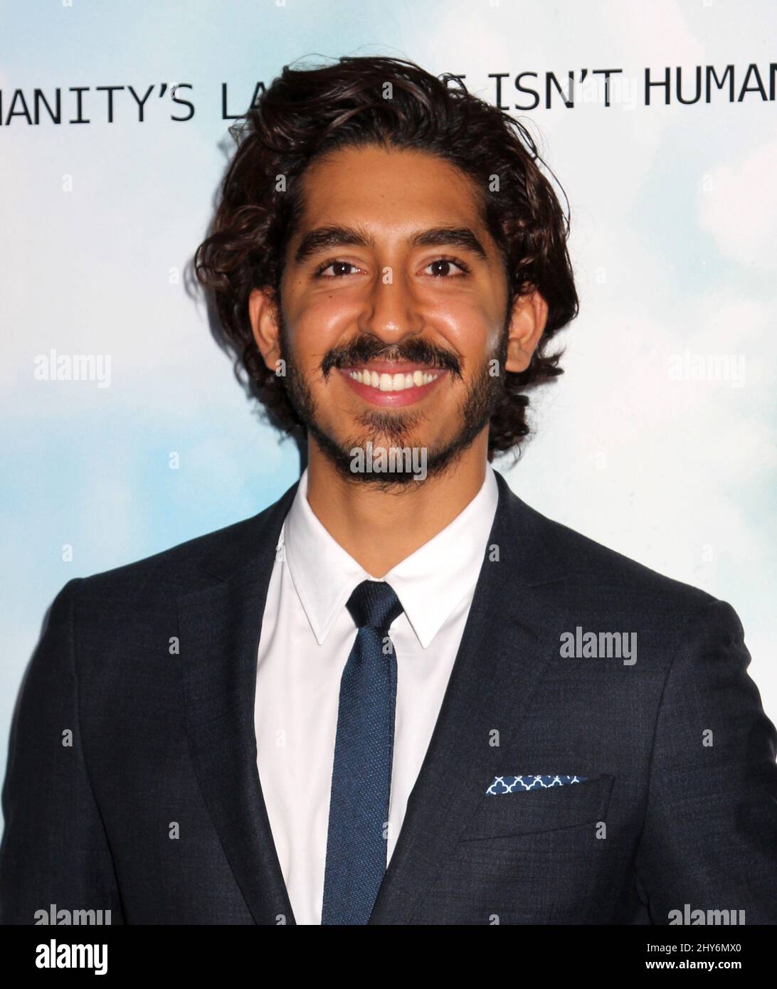 Dev Patel attending the Chappie premiere in New York Stock Photo - Alamy