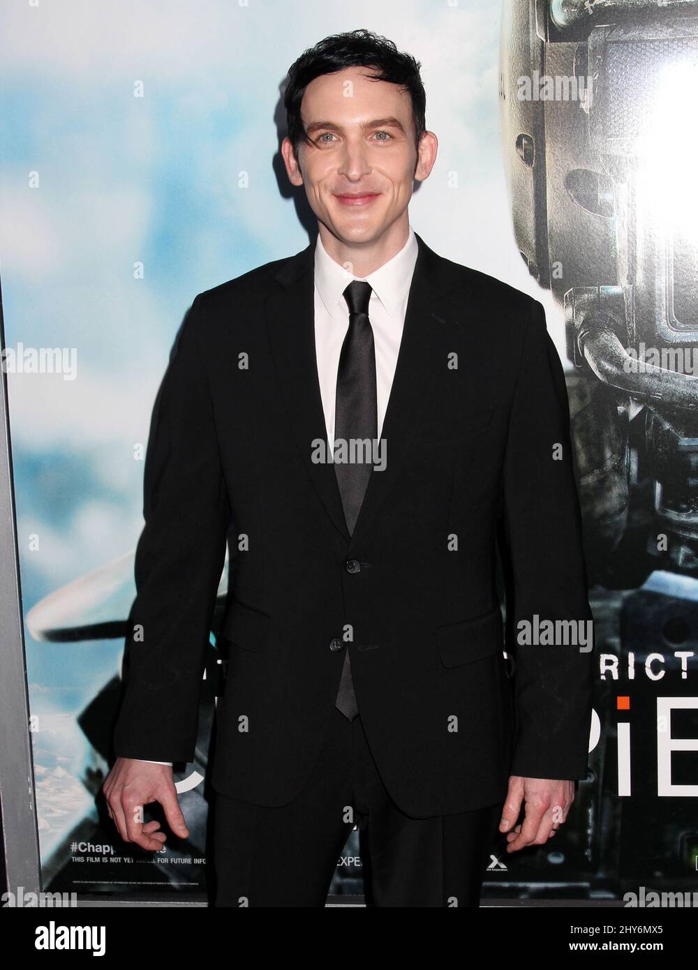 Robin Lord Taylor attending the Chappie premiere in New York Stock ...