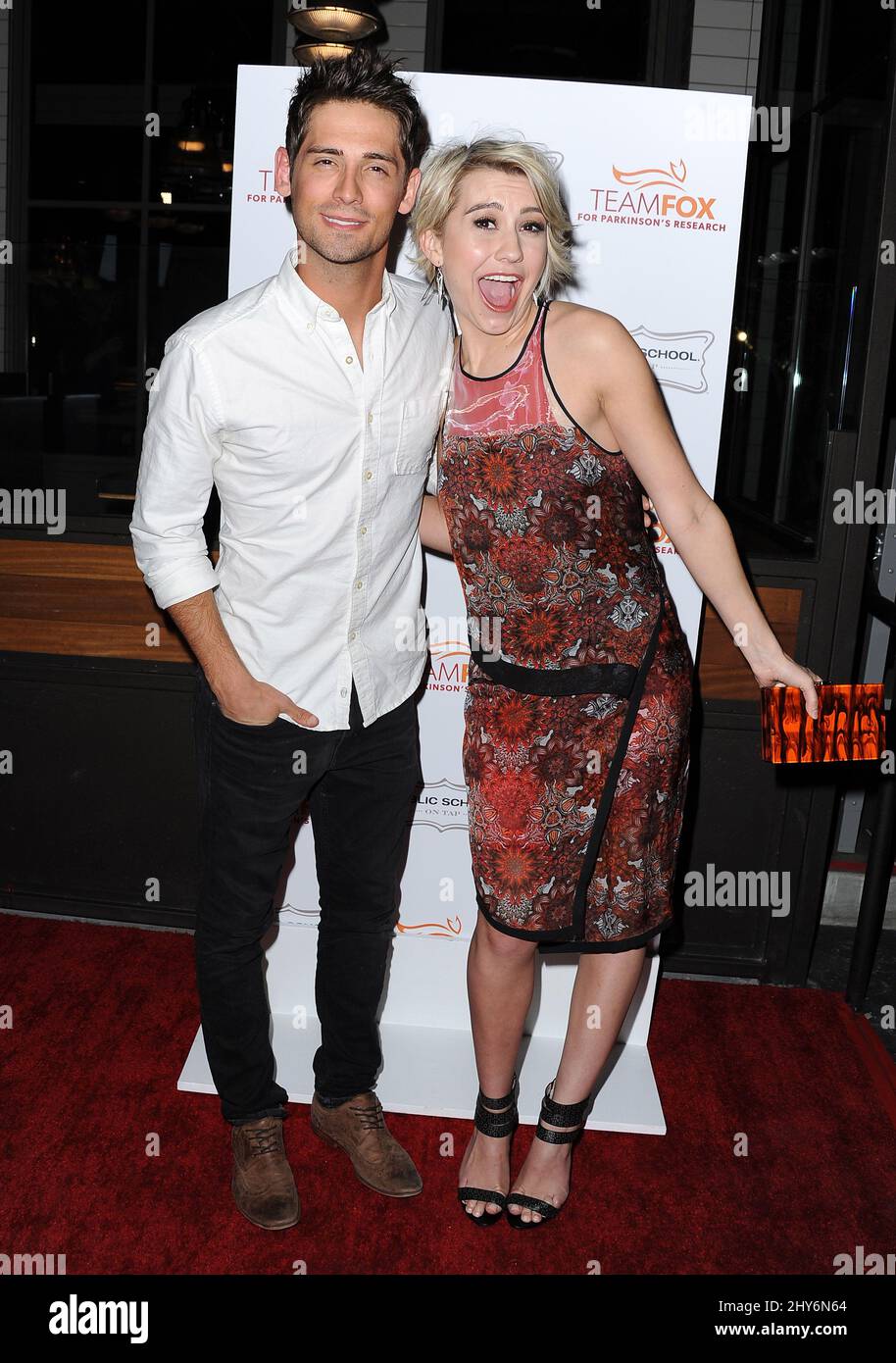 Jean-Luc Bilodeau, Chelsea Kane attending the Raising The Bar To End ...