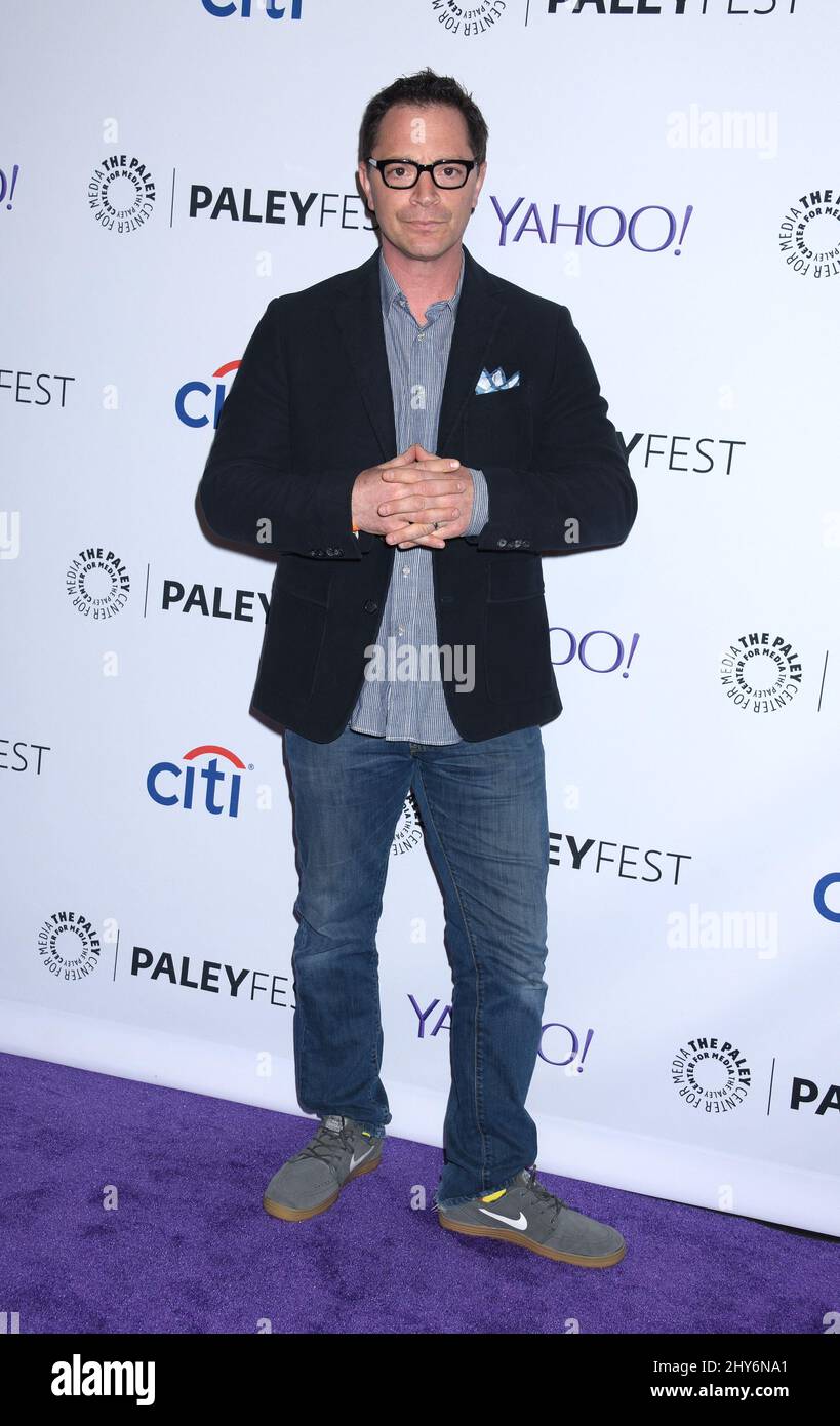 Joshua Malina attending a photocall for 'Scandal' as part of PaleyFest ...