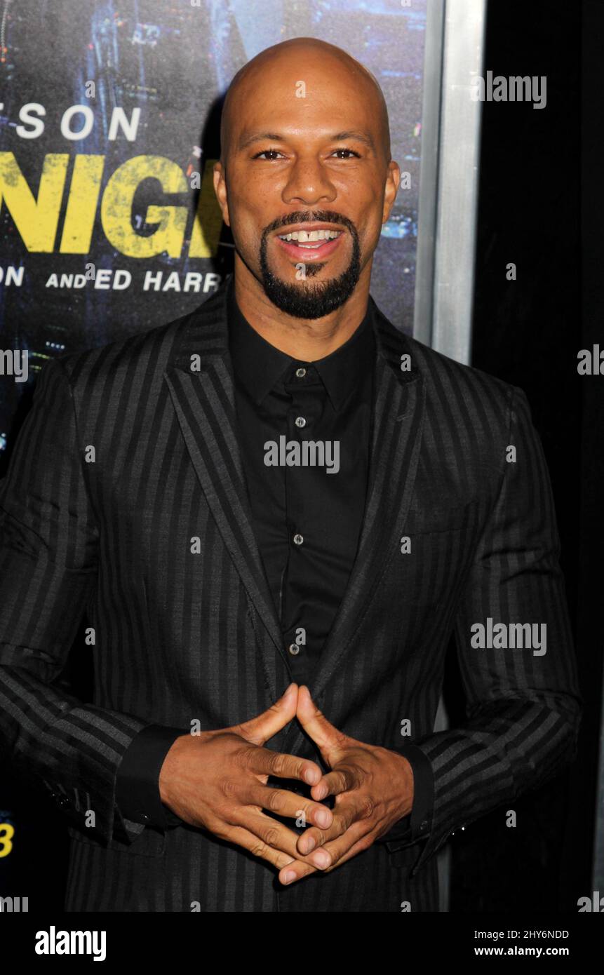 Common attending the premiere of "Run All Night" in New York Stock ...
