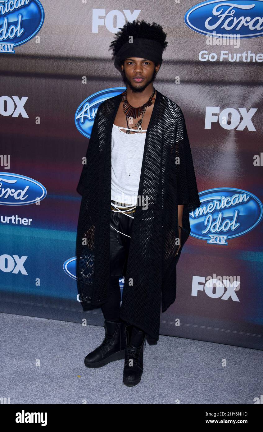 Quentin Alexander attending the American Idol XIV Finalists Party held ...
