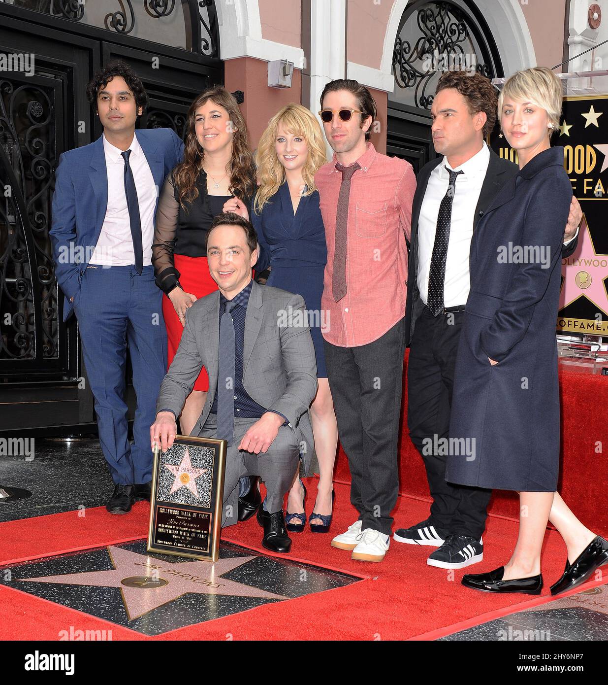 Jim Parsons, Kunal Nayyar, Mayim Bialik, Melissa Rauch, Simon Helberg, Johnny Galecki, Kaley ...