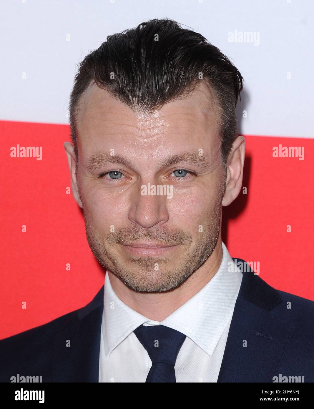 Peter Franzen attending "The Gunman" Los Angeles Premiere held at Regal ...