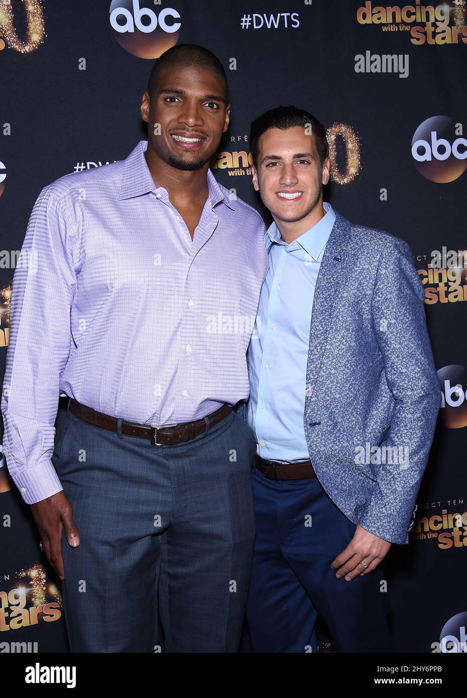 Michael Sam and Vito Cammisano attends the "Dancing With the Stars ...