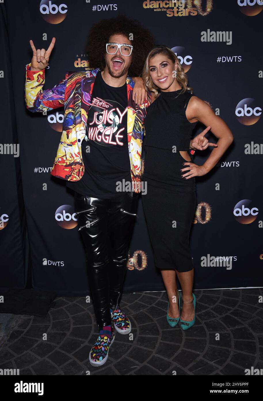 Redfoo & Emma Slater attends the "Dancing With the Stars" 20th season ...