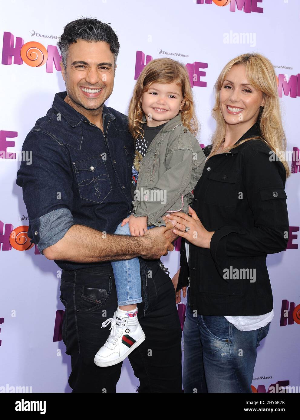 Jaime Camil, Heidi Balvanera and Elena Camil attends the "Home" Special ...