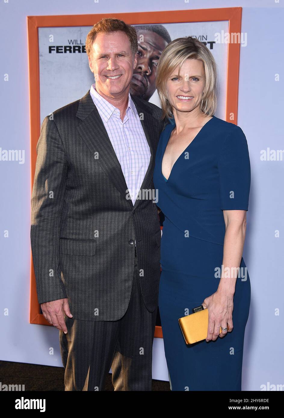 Will Ferrell & Viveca Paulin attending the "Get Hard" Los Angeles ...