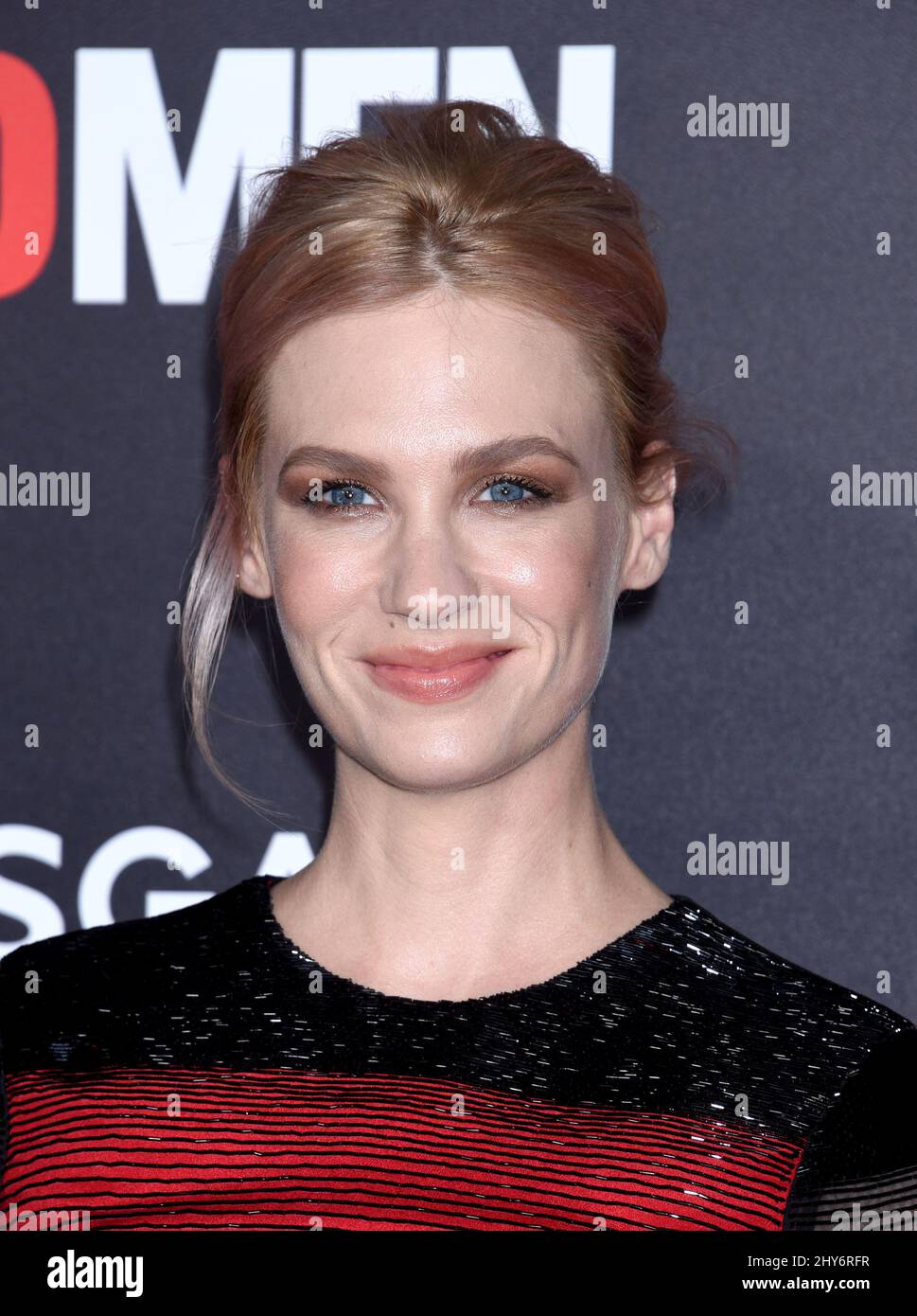 January Jones Attending The Amc Celebration Of The Final 7 Episodes Of Mad Men With The Black