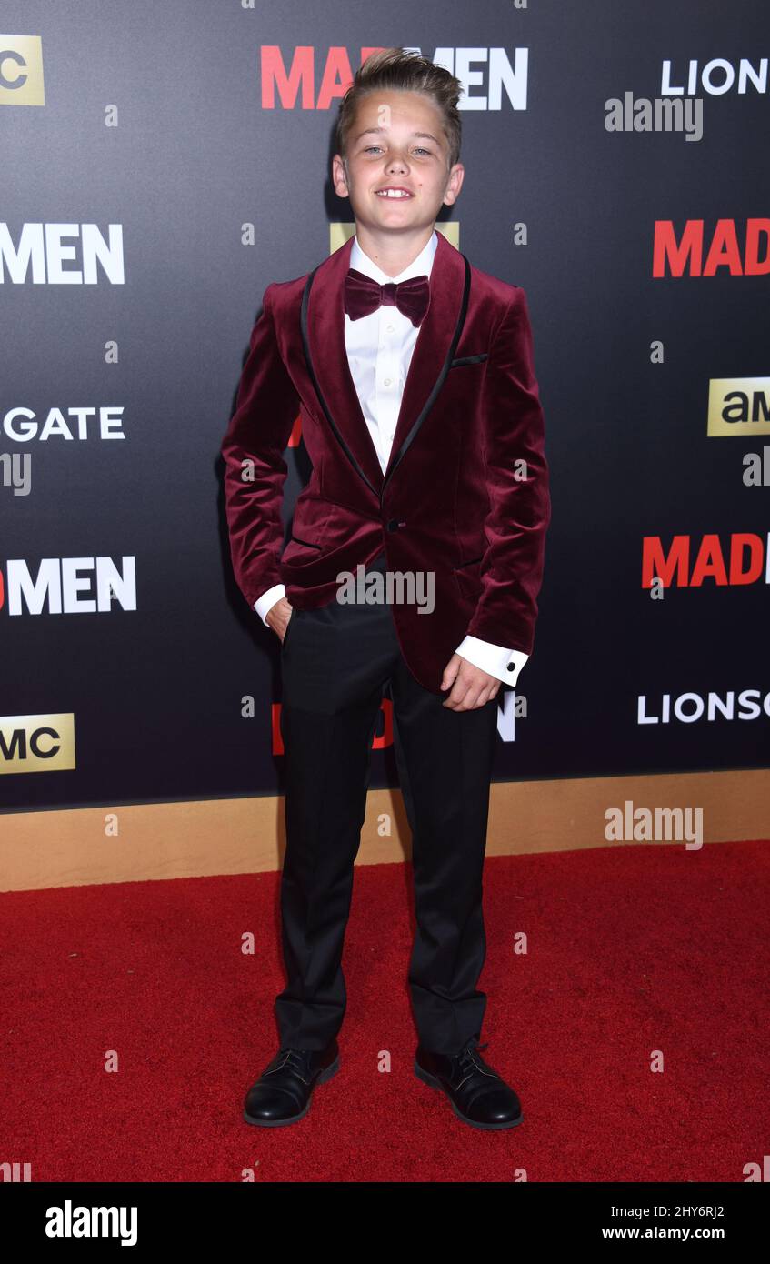 Mason Vale Cotton attending the AMC celebration of the final 7 episodes ...