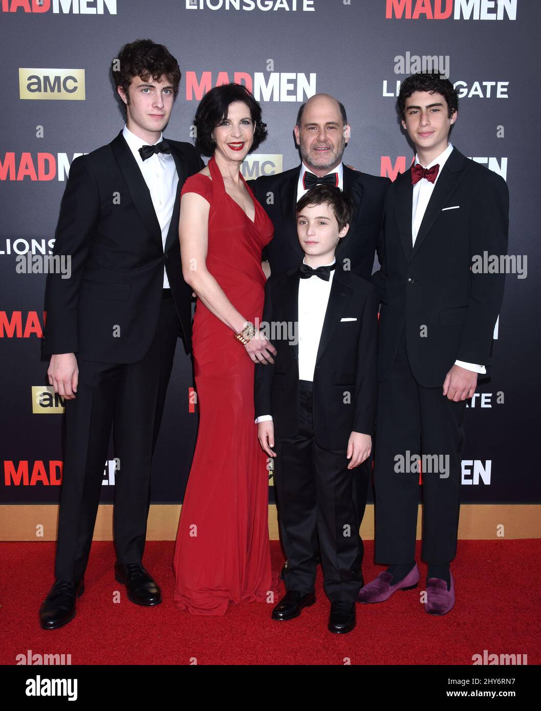 Matthew Weiner, Linda Brettler, Arlo Weiner, Ellis Weiner, Char ...