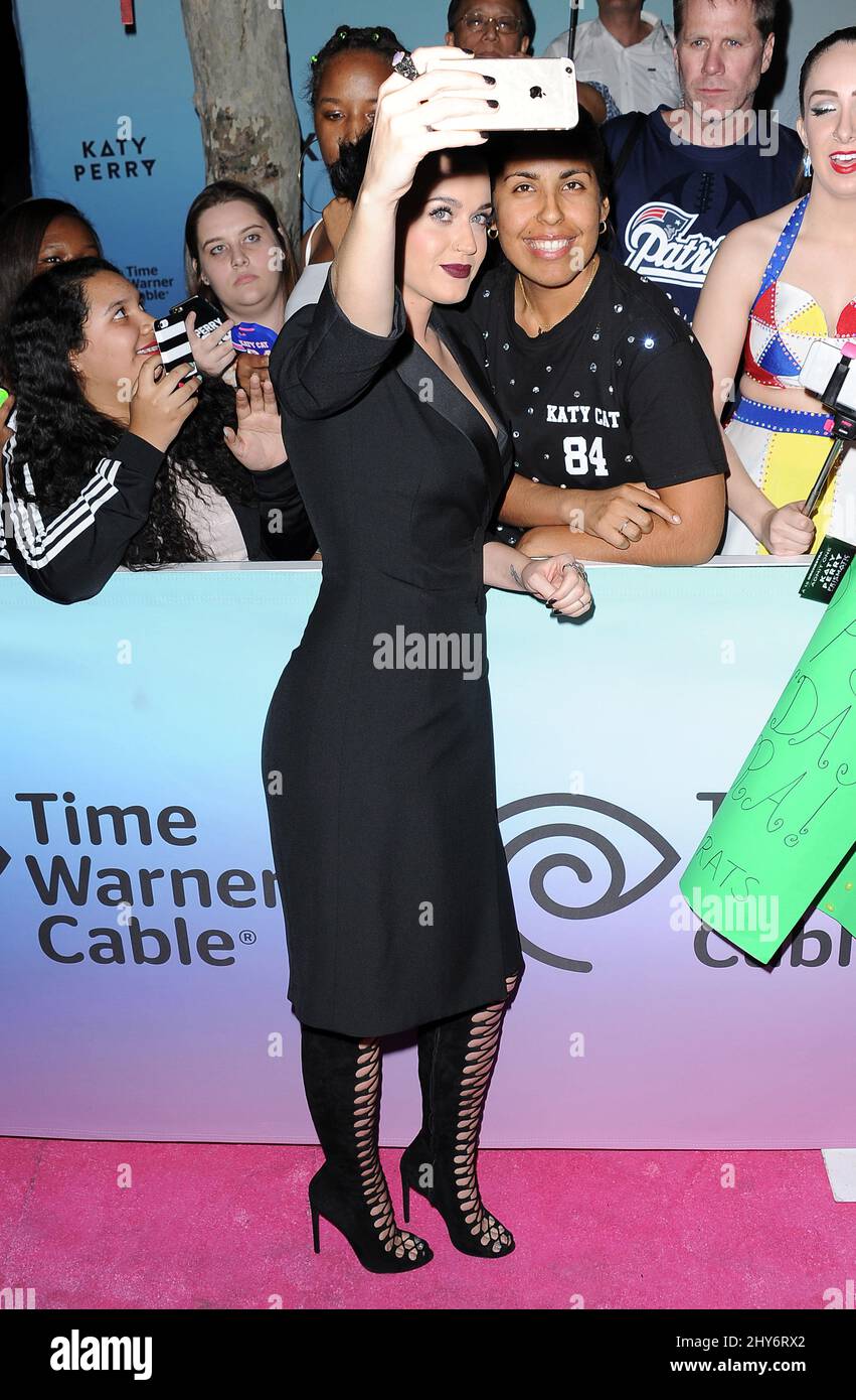 Katy Perry attending the Prismatic World Tour Premiere in Los Angeles ...