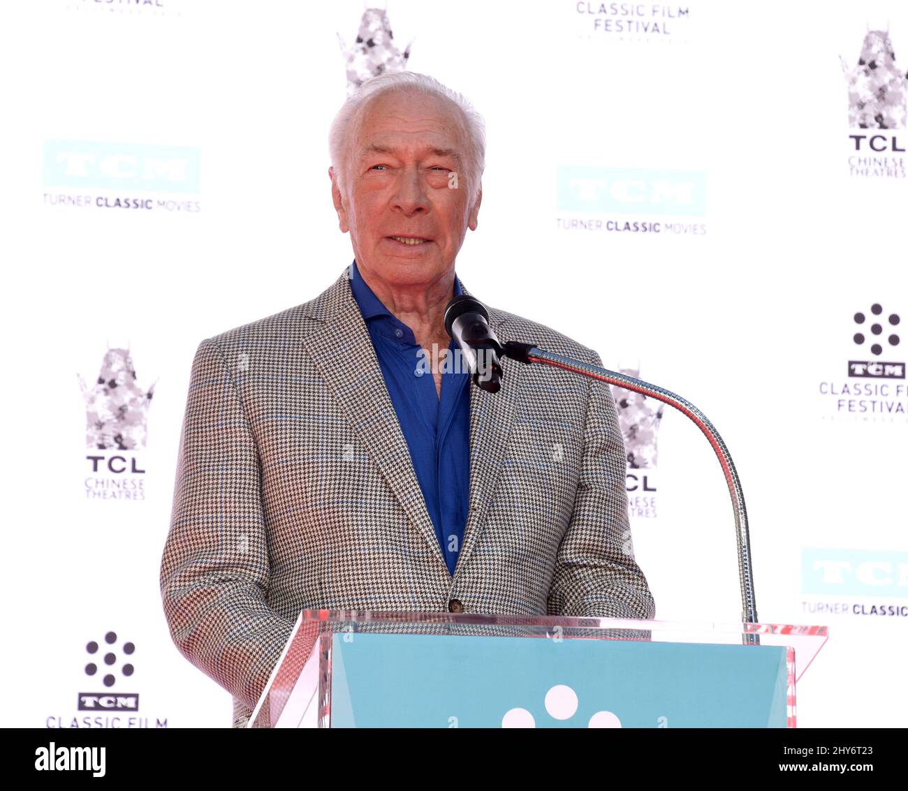 Christopher Plummer during TCM honors screen legend Christopher Plummer ...