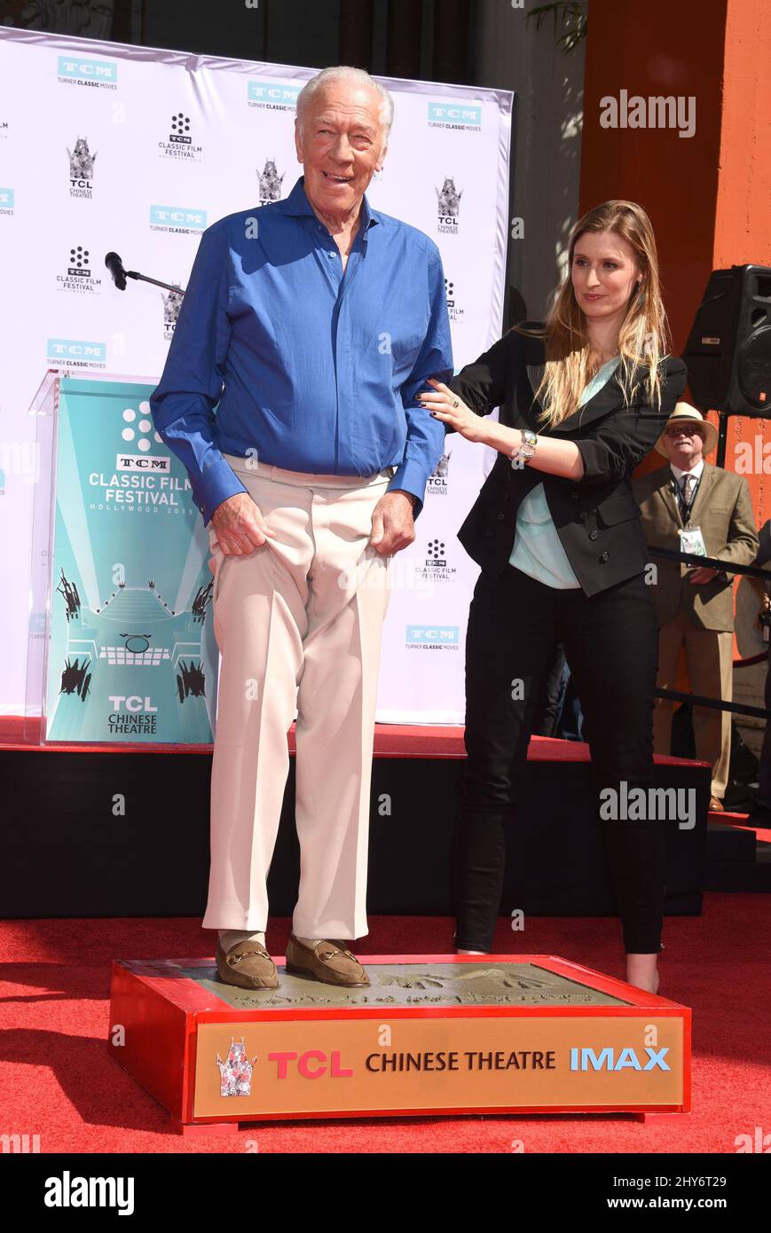Christopher Plummer during TCM honors screen legend Christopher Plummer ...