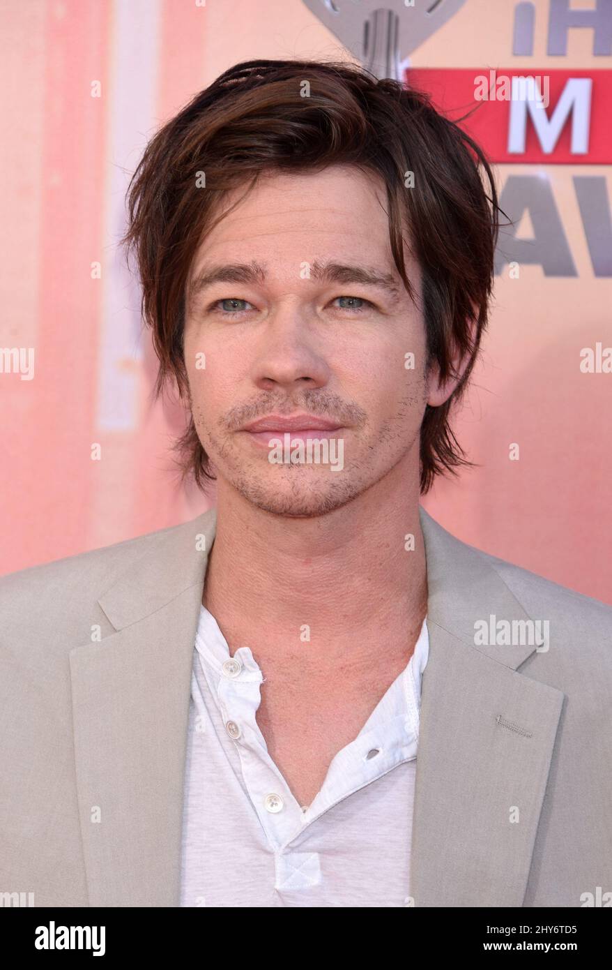 Nate Ruess arriving at the 2015 iHeartRadio Music Awards held at the ...