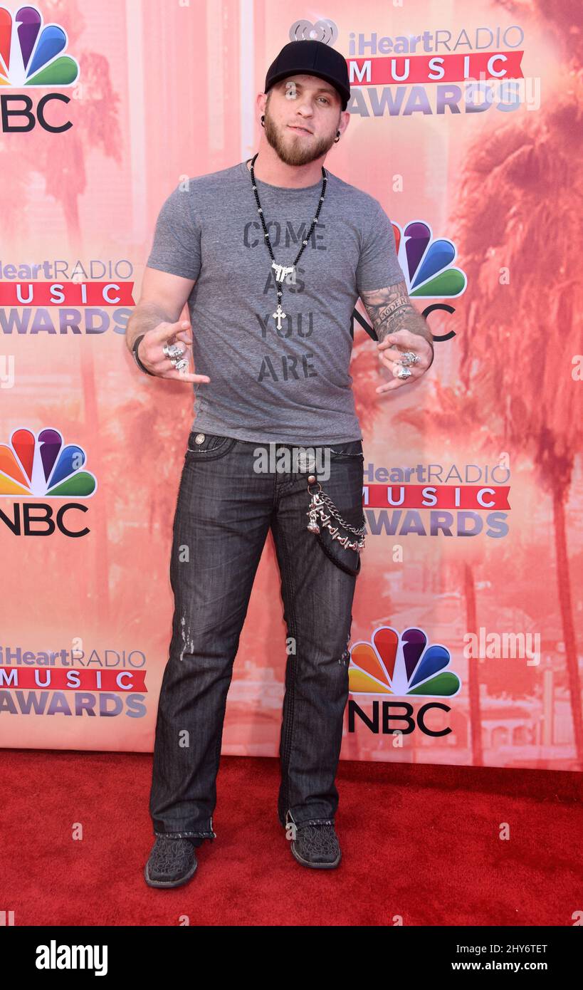 Brantley Gilbert arriving at the 2015 iHeartRadio Music Awards held at the Shrine Auditorium ...