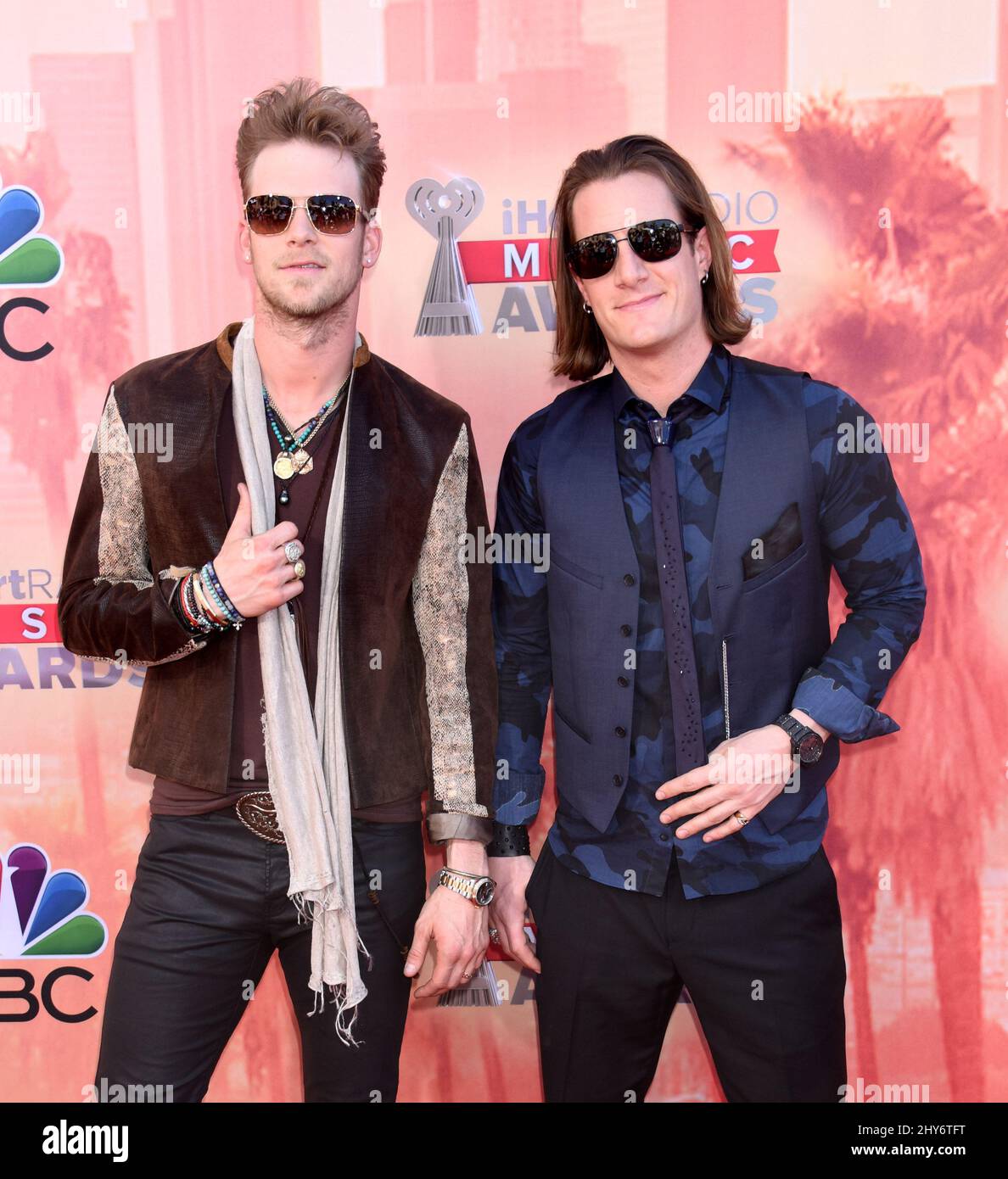 Florida Georgia Line arriving at the 2015 iHeartRadio Music Awards held ...