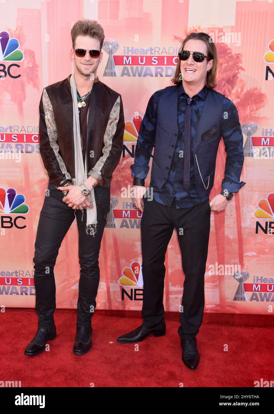 Florida Georgia Line arriving at the 2015 iHeartRadio Music Awards held at the Shrine Auditorium ...