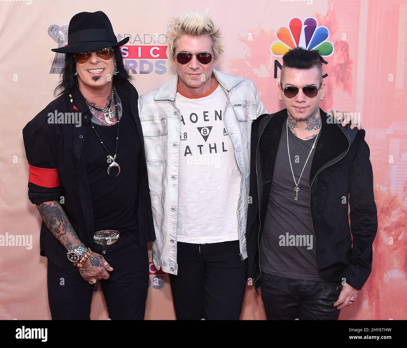 SIXX: A.M. arriving at the 2015 iHeartRadio Music Awards held at the ...