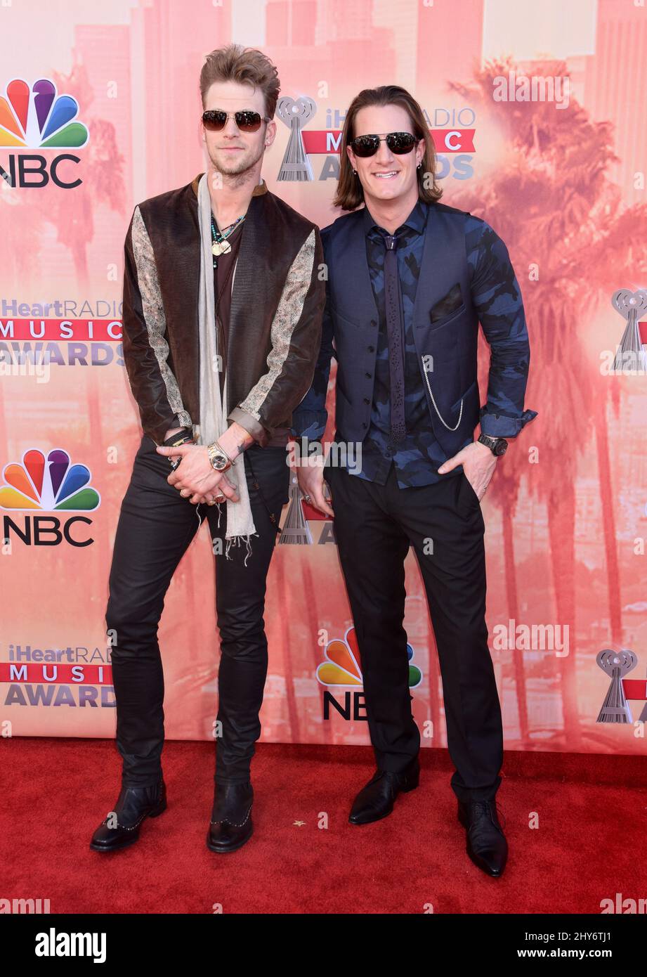 Florida Georgia Line arriving at the 2015 iHeartRadio Music Awards held at the Shrine Auditorium ...