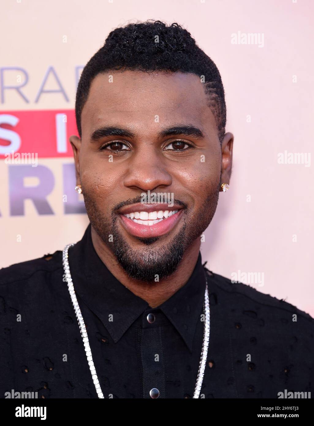 Jason Derulo arriving at the 2015 iHeartRadio Music Awards held at the Shrine Auditorium Stock ...