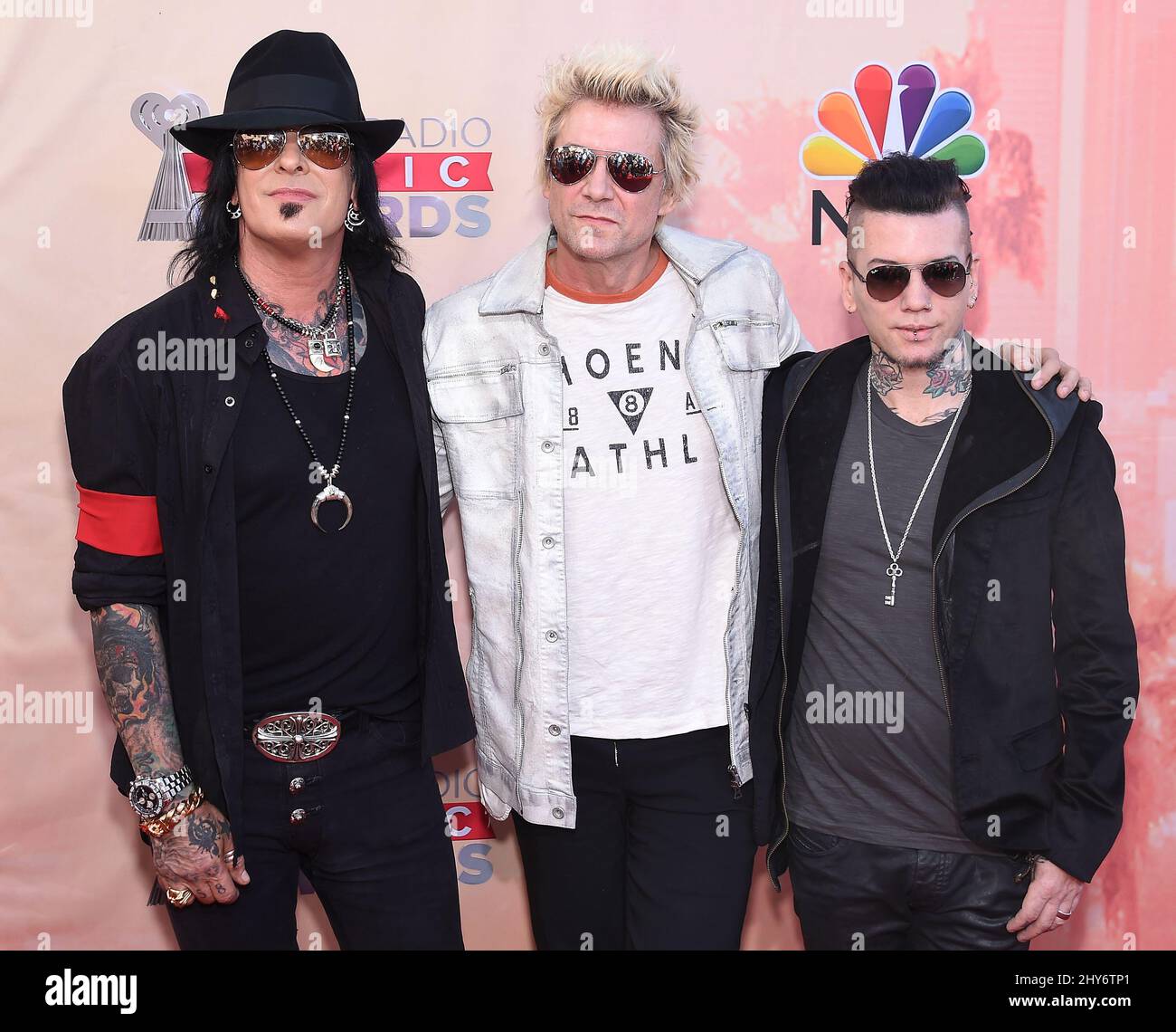 SIXX: A.M. arriving at the 2015 iHeartRadio Music Awards held at the ...
