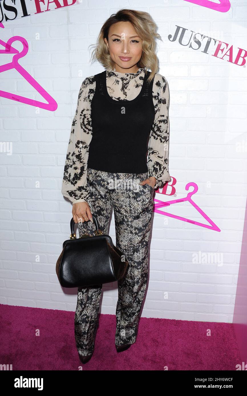 Jeannie Mai attending the JustFab Apparel Launch Event held at Sunset ...