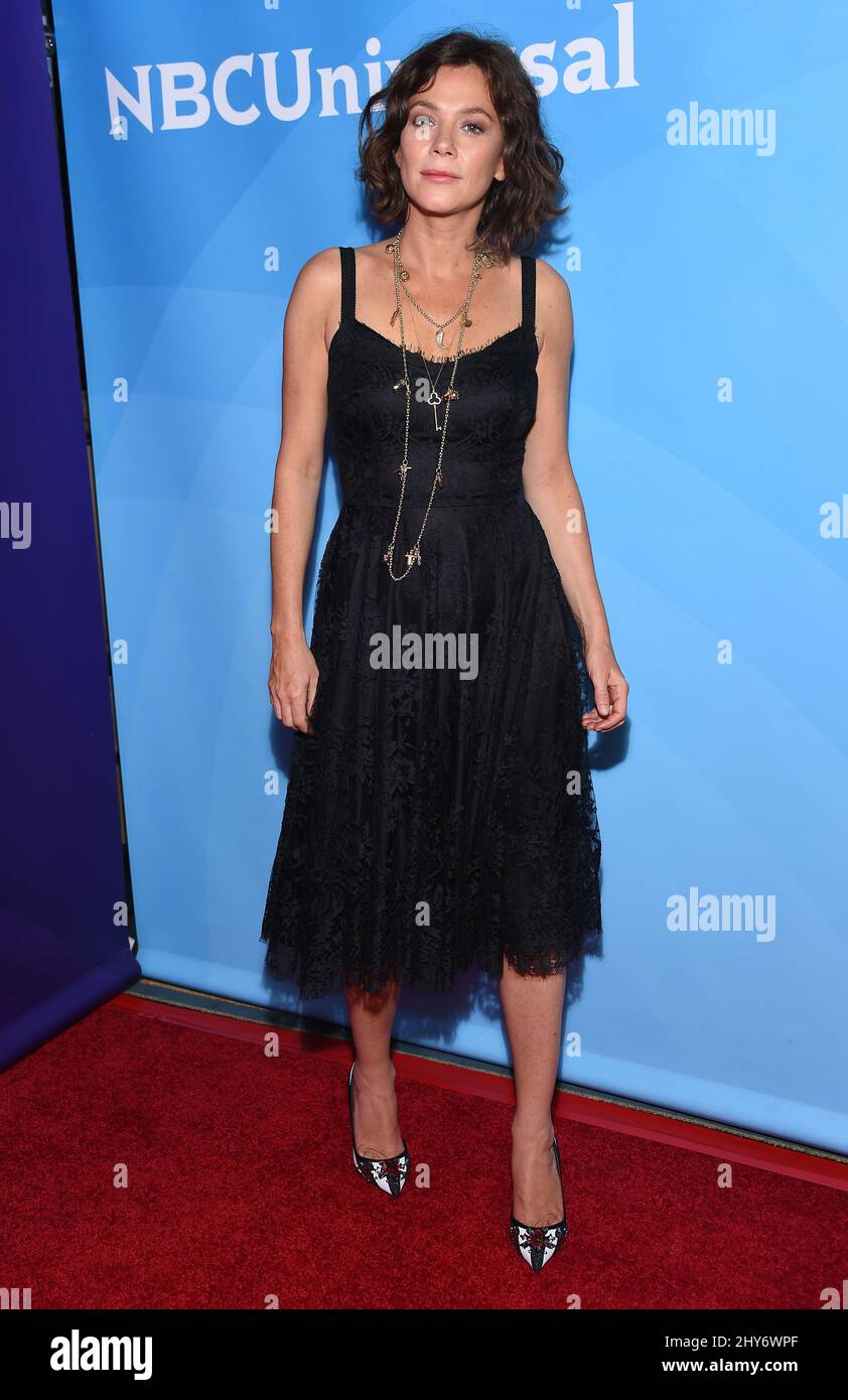 Anna Friel attending the NBCUniversal Summer Press Day in Los Angeles ...