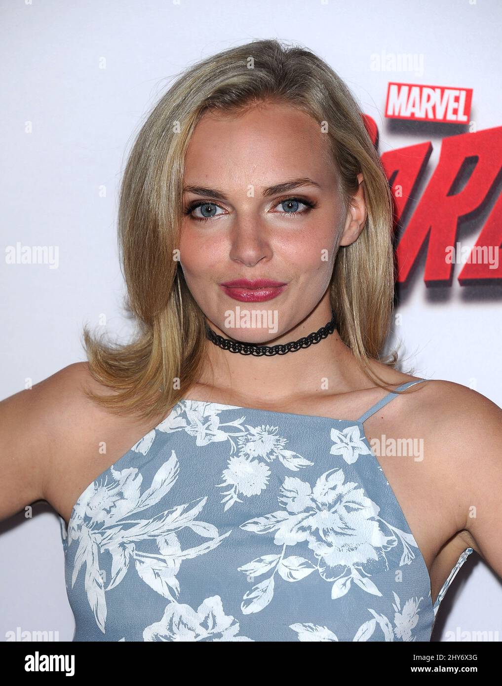 Madeline Brewer attending the 'Daredevil' premiere in Los Angeles Stock ...