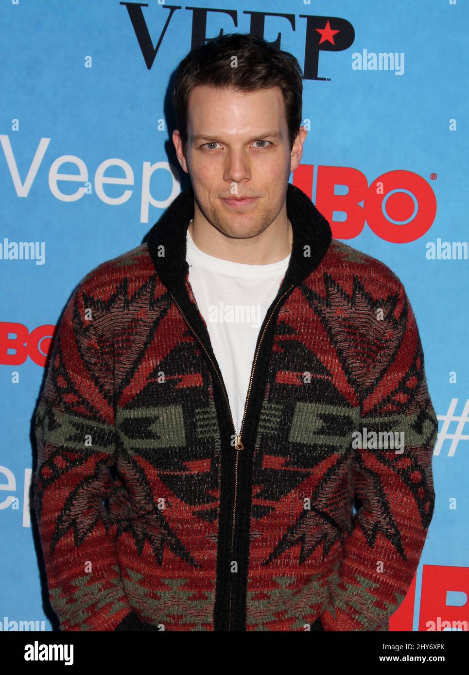 Jake Lacy attending the season four premiere of VEEP held at the SVA ...
