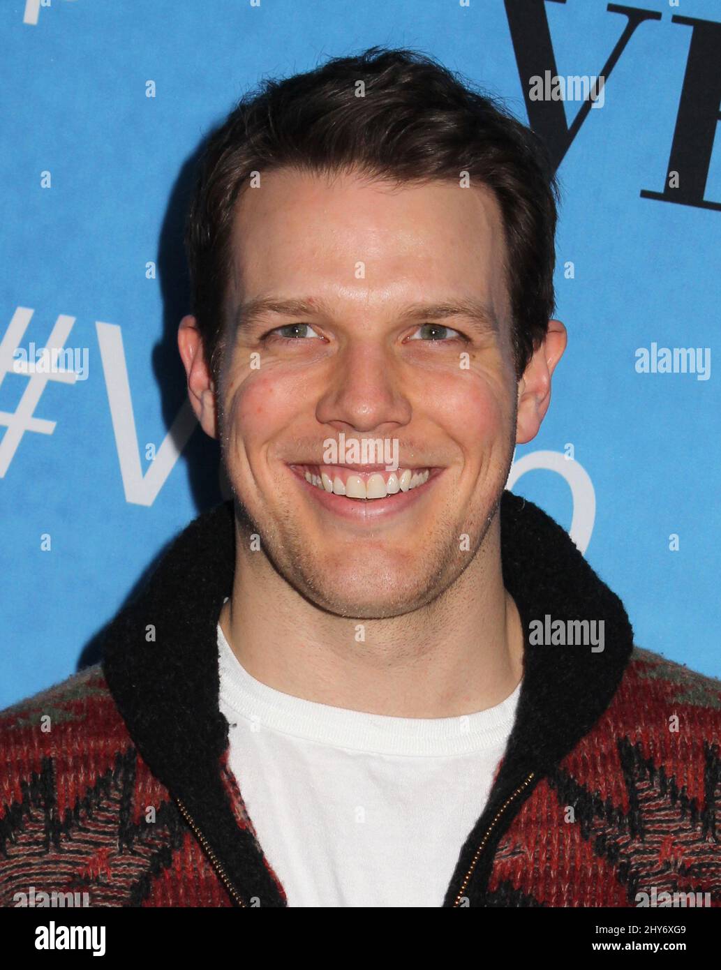 Jake Lacy attending the season four premiere of VEEP held at the SVA ...
