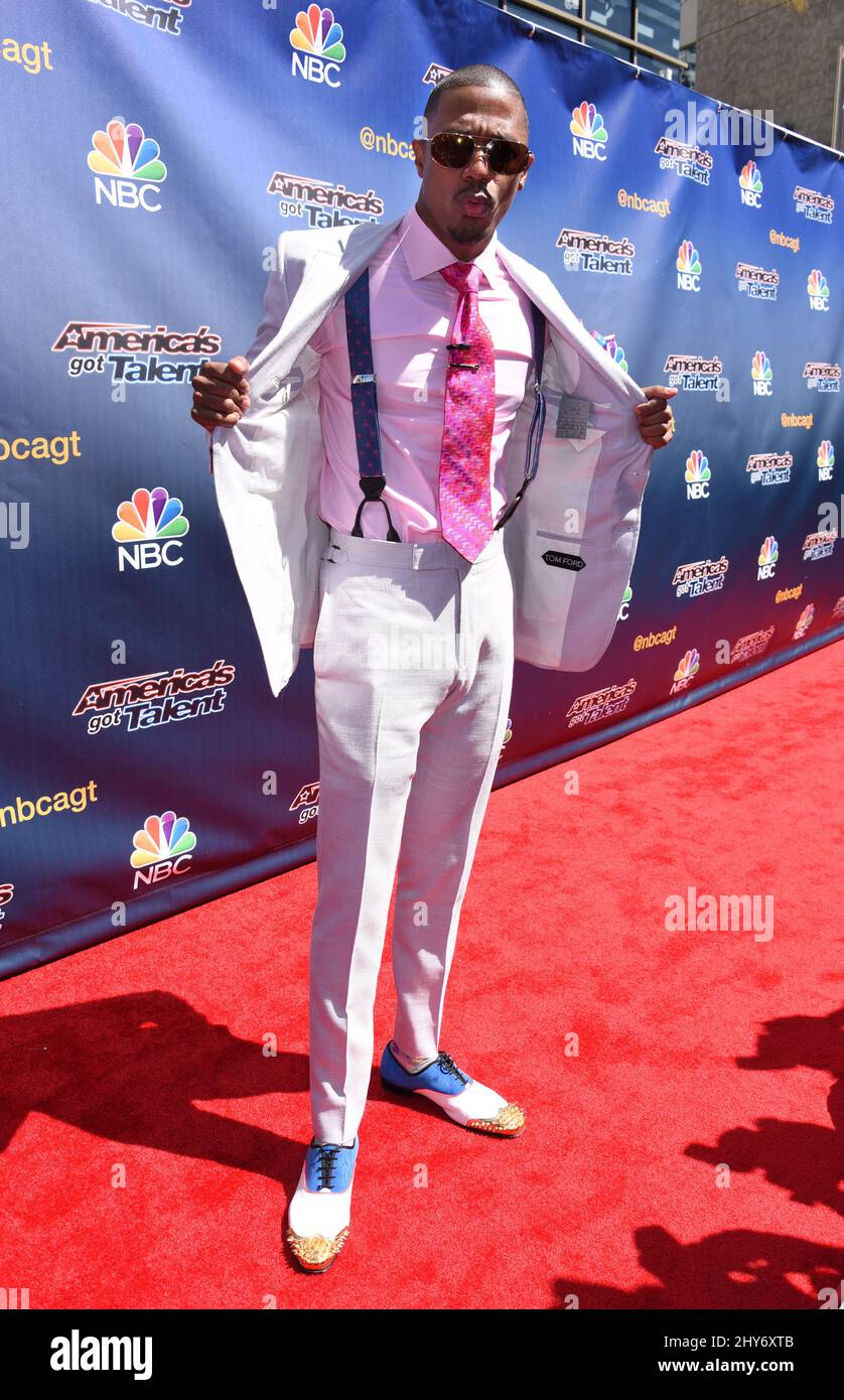 Nick Cannon attends the Season 10 Auditions for America's Got Talent ...