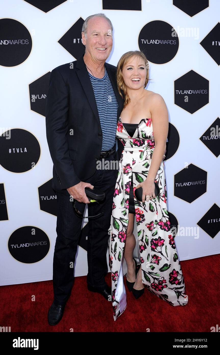 Craig T. Nelson, Erika Christensen attending 2015 TV LAND Awards ...
