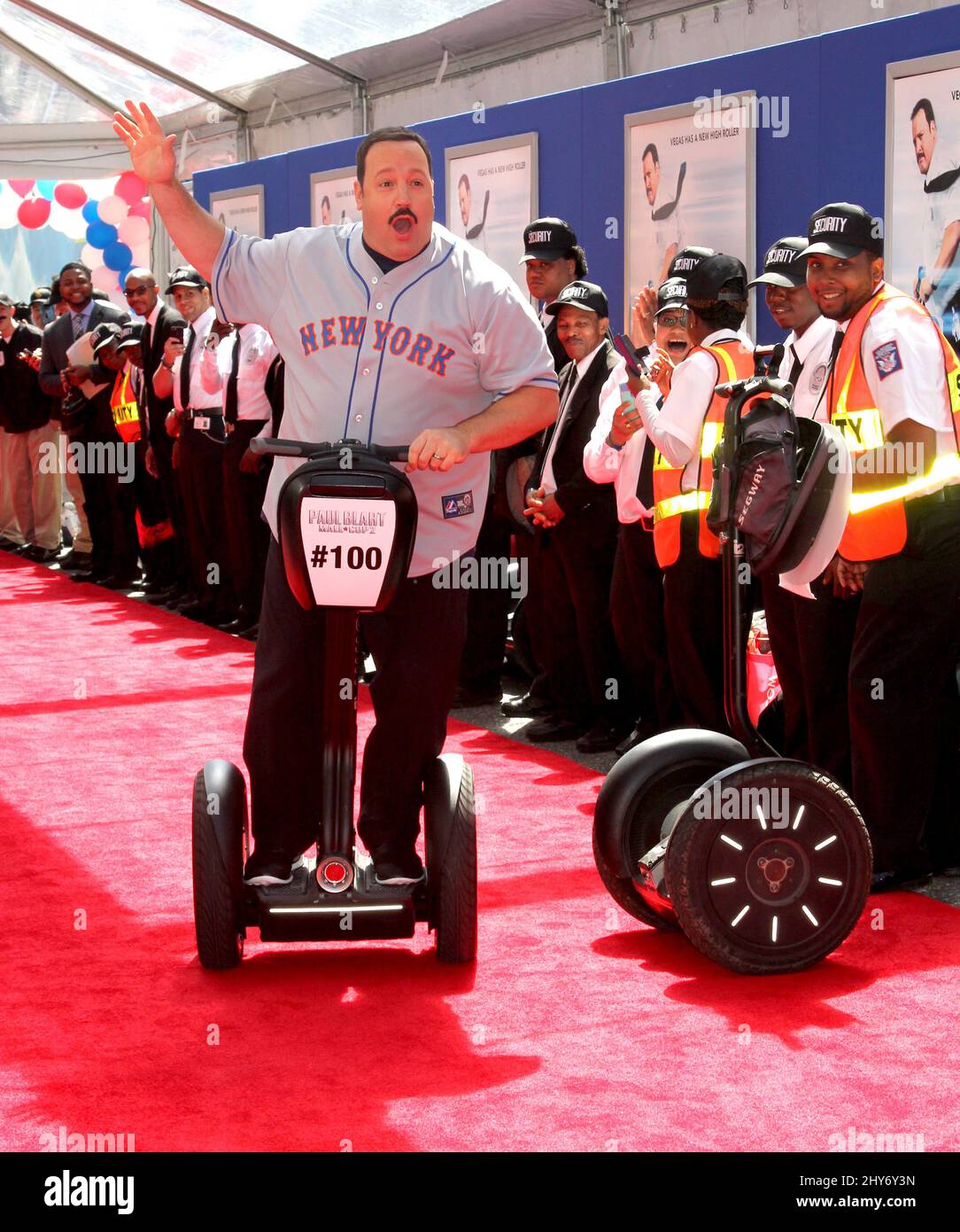 Kevin James attending the "Paul Blart: Mall Cop 2" held at the AMC ...