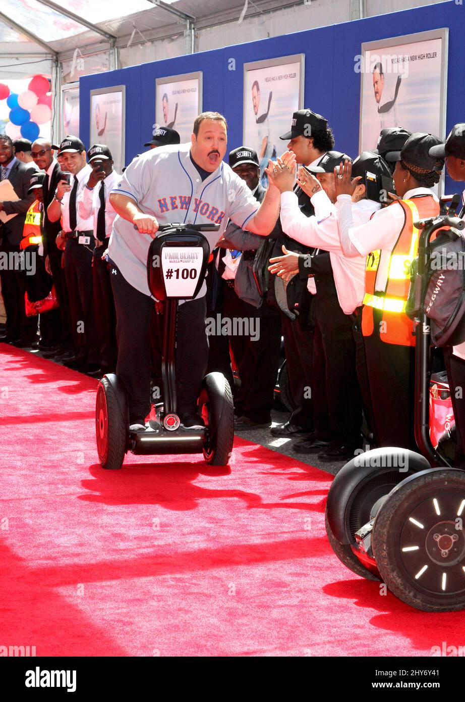 Kevin James attending the "Paul Blart: Mall Cop 2" held at the AMC ...