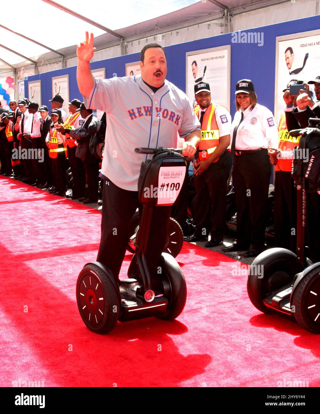 Kevin James attending the "Paul Blart: Mall Cop 2" held at the AMC ...